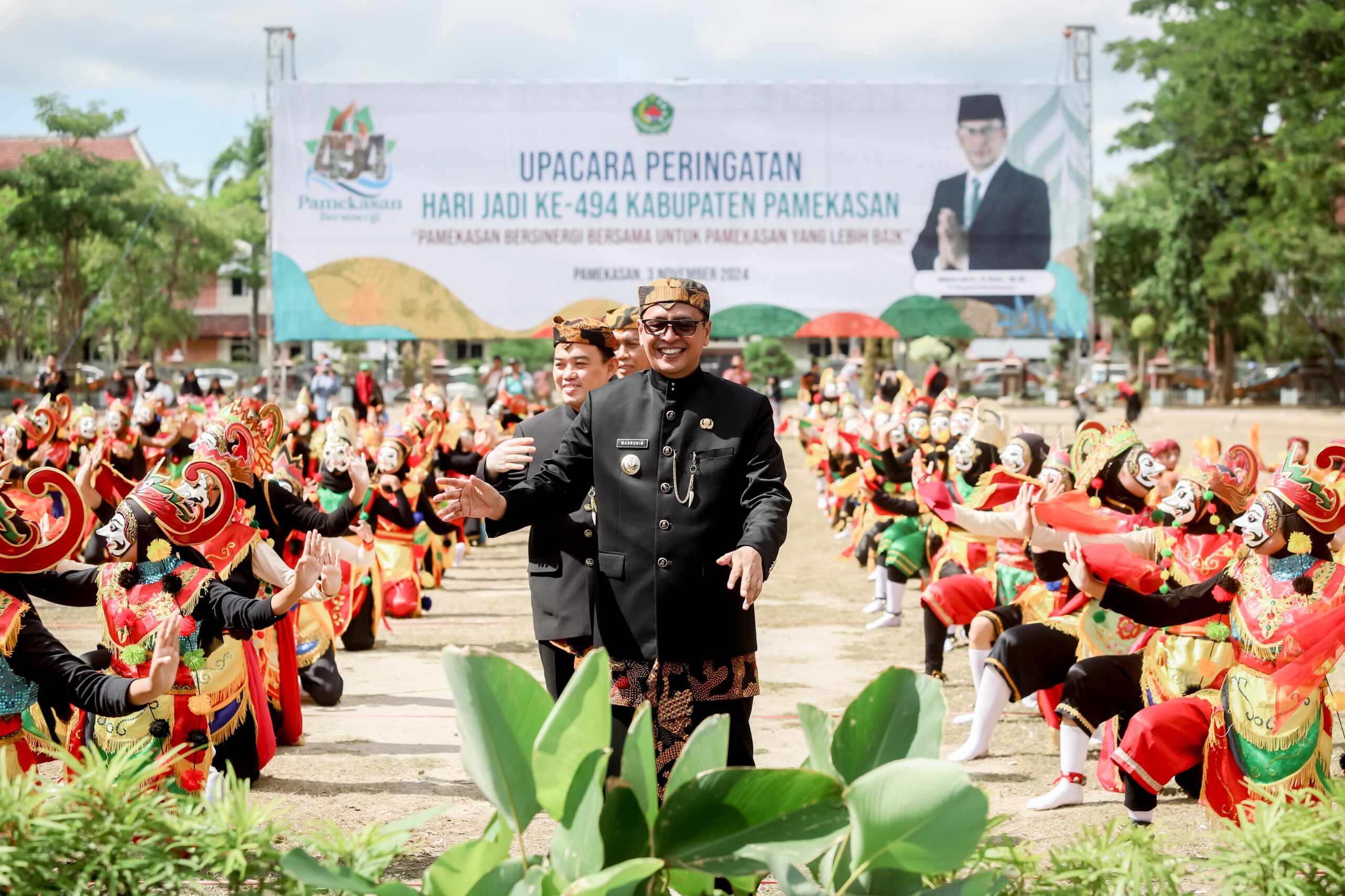 Pimpin Upacara Hari Jadi ke-494 Kabupaten Pamekasan, Masrukin Ajak ...